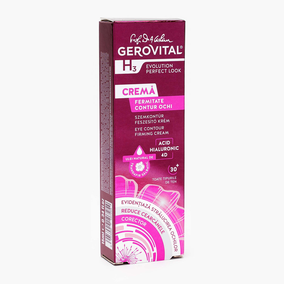 Gerovital H3 Evolution Perfect Look Eye Contour Firming Cream ...